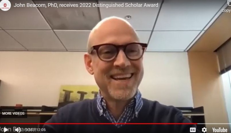 Prof. John Beacom receives 2022 Distinguished Scholar Award ...