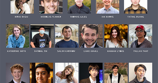 Physics Department Recognizes 2022 Undergraduate Award Winners ...